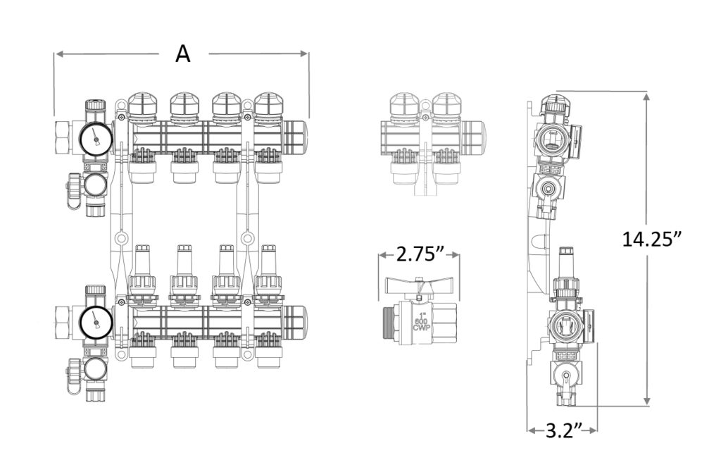 Radiant - Composite Radiant Manifold - MrPEX Systems