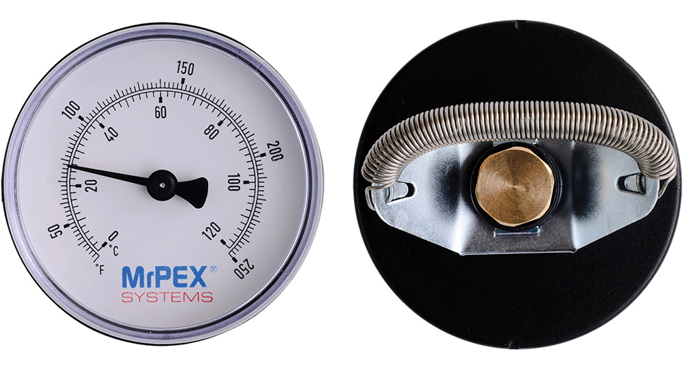 Strap On Pipe Thermometer, 70-200-F - MrPEX Systems